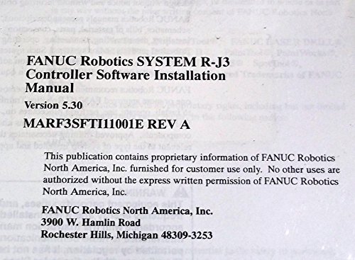 System R-J3 Controller Software Installation Manual Rev. A: Amazon.com ...