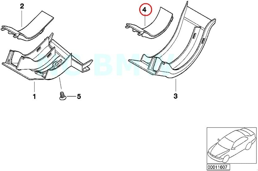 Amazon.com: BMW Genuine Cover For Cable Guide : Automotive