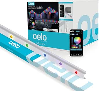 Oelo Lighting Permanent Outdoor Lights in Metal Channel — String Lights ...