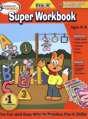Hooked on Phonics Pre-K Super Workbook: Hooked On Phonics ...