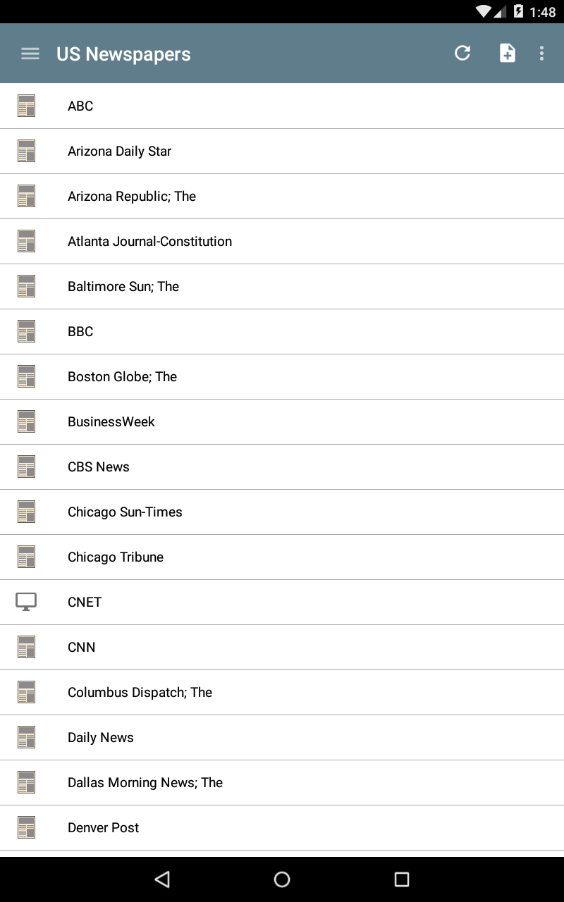US Newspapers - App on Amazon Appstore
