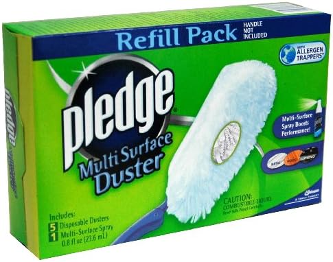 Amazon.com: SC Johnson Pledge Multi Surface Duster Refill: 5 Disposable ...