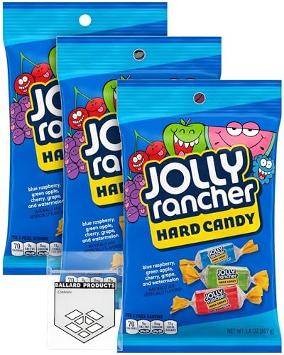Amazon.com : Jolly Ranchers Hard Candy Bulk Pack of 3 Bags (3.8oz ...