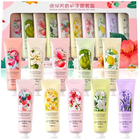 Amazon.com : 8 Pack Hand Cream Gift Set,Mini Travel Size Hand Lotion ...