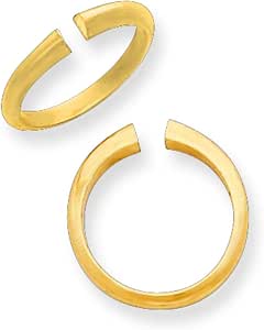 Amazon.com: 14K Gold End High Shoulders Half Round Ring Shank : Arts ...