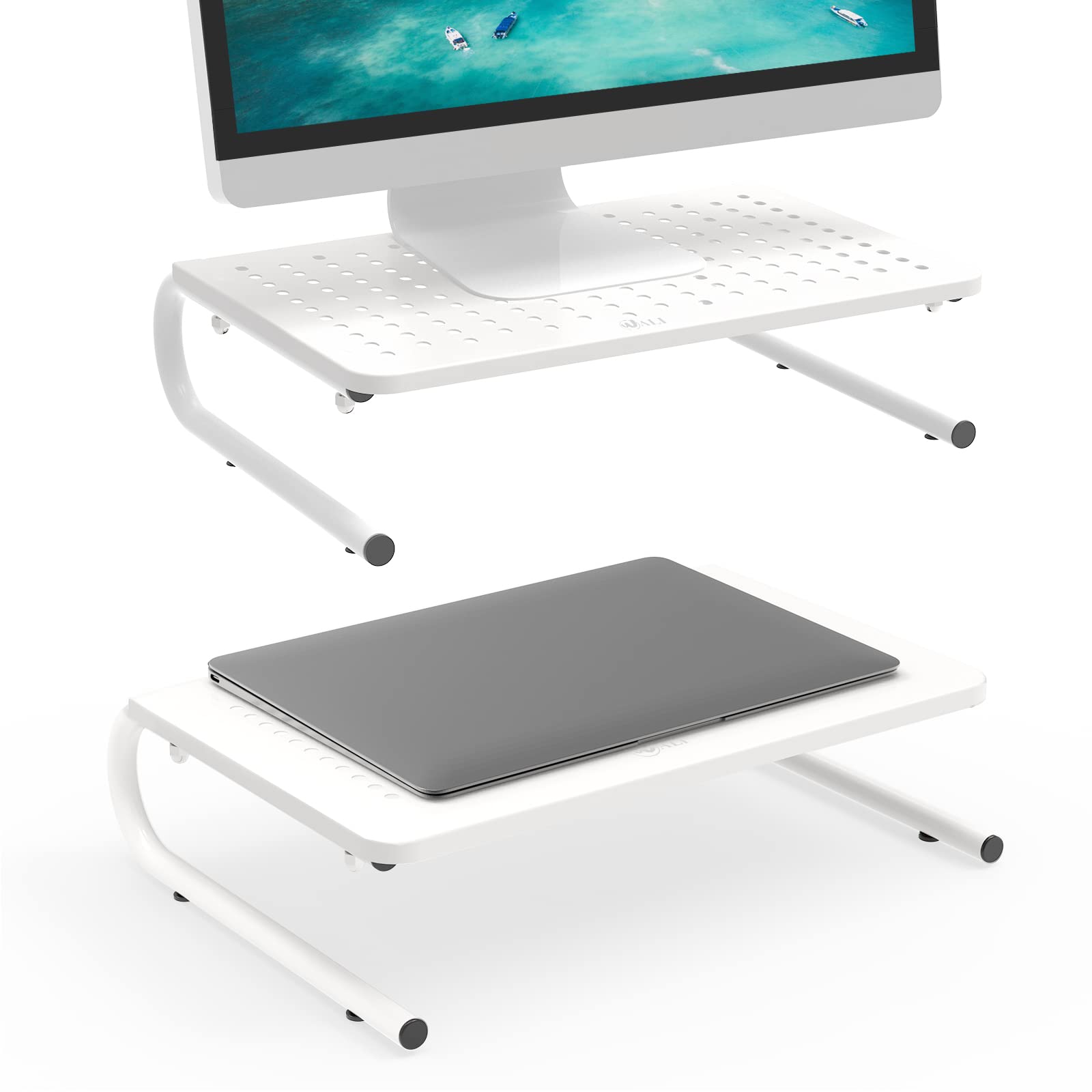 Buy WALI Monitor Stand Riser, Laptop Holder Printer Riser Desk ...