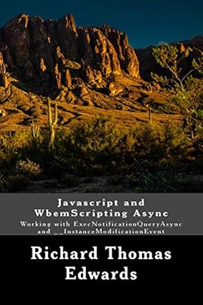 Javascript and WbemScripting Async: Working with ExecNotificationQueryAsync and ...