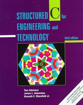 Amazon.com: Structured C for Engineering and Technology: 9780136252290 ...