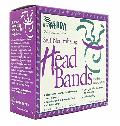 Amazon.com : Miss Webril Self-Neutralizing Head Bands 2 Rolls : Beauty ...
