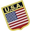 US Shield American USA National Flag Patch Embroidered Badge Biker ...