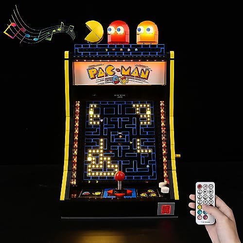 Kyglaring LED Lighting Kit For Lego-10323 Icons PAC-MAN Arcade Building ...