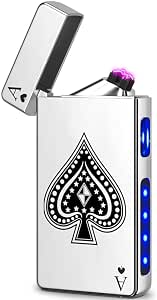 Amazon.com: LcFun Ace Lighter USB C Electric Lighters Rechargeable USB ...