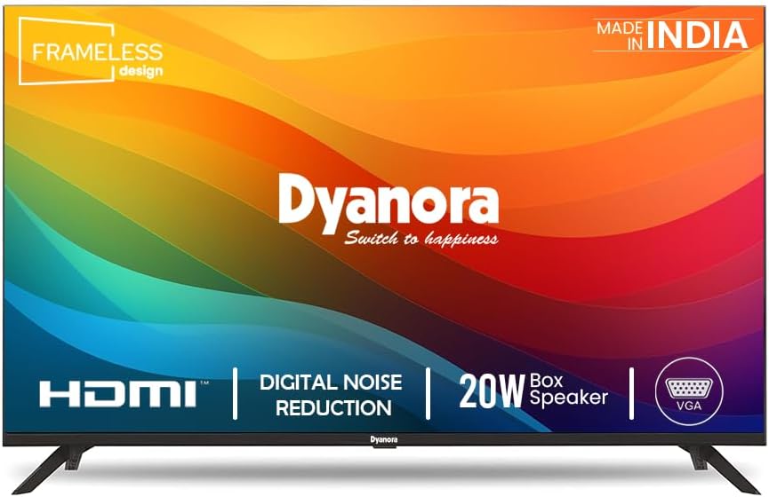 Dyanora 80cm (32 Inches) HD Ready Non Smart LED TV with A+ Grade Panel ...