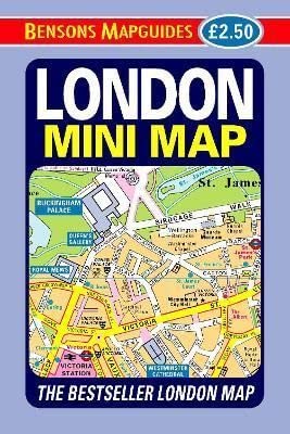 Amazon | London Mini Map | Bensons Mapguides, Benito, Fernando, Benito ...
