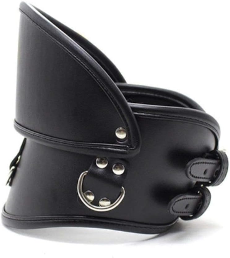 Bondage Masters Posture Neck Collar with Chin Guard and O Ring ...