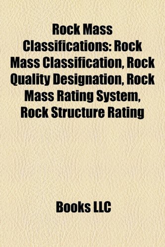 Buy Rock Mass Classifications: Rock Mass Classification, Rock Quality ...