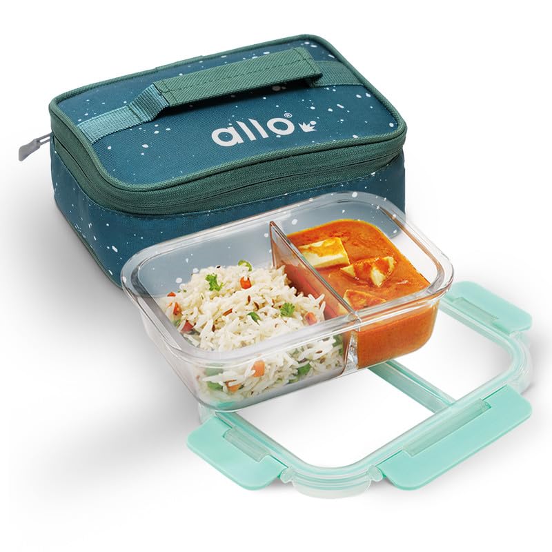 Buy Allo FoodSafe Compartment Glass Lunch Box with Break Free ...