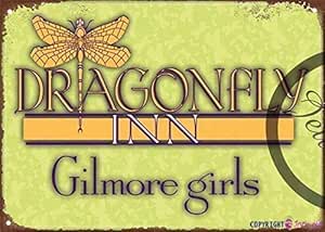 Amazon.com: TSOSK Retro Metal Tin Sign/Dragonfly Inn Gilmore Girls ...