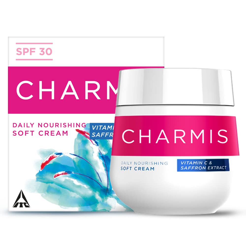 Charmis Daily Nourishing Soft Cream with Vitamin C, Saffron Extracts ...