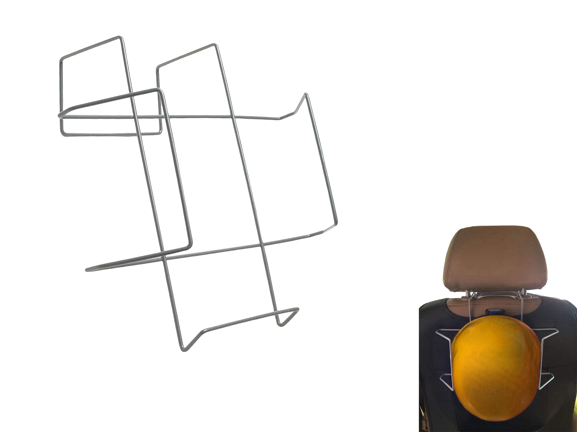 Amazon.com: Truck Hat Holder - Heavy-Duty Hard Hat Seat Rack, Over-Seat ...