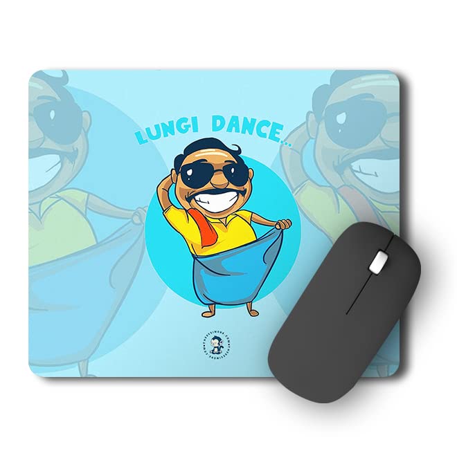 The Desi Monk Lungi Dance Mouse Pad for Gamers | Superhero Anti Skid ...