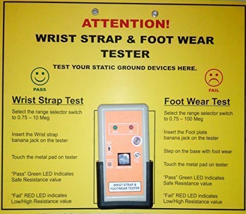 ESD Wrist Strap Footwear Tester : Amazon.in: Industrial & Scientific
