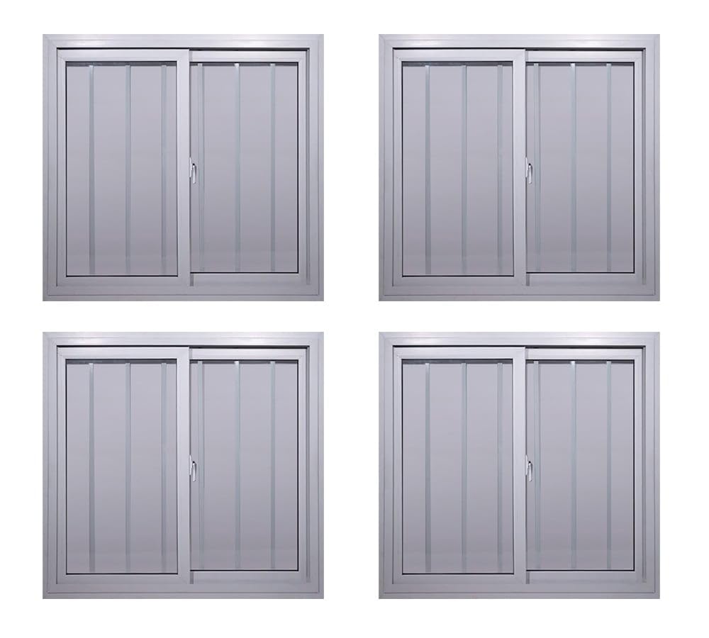 Mytee Products (4 Pack) 44"x44" Shipping Container Window with Security ...