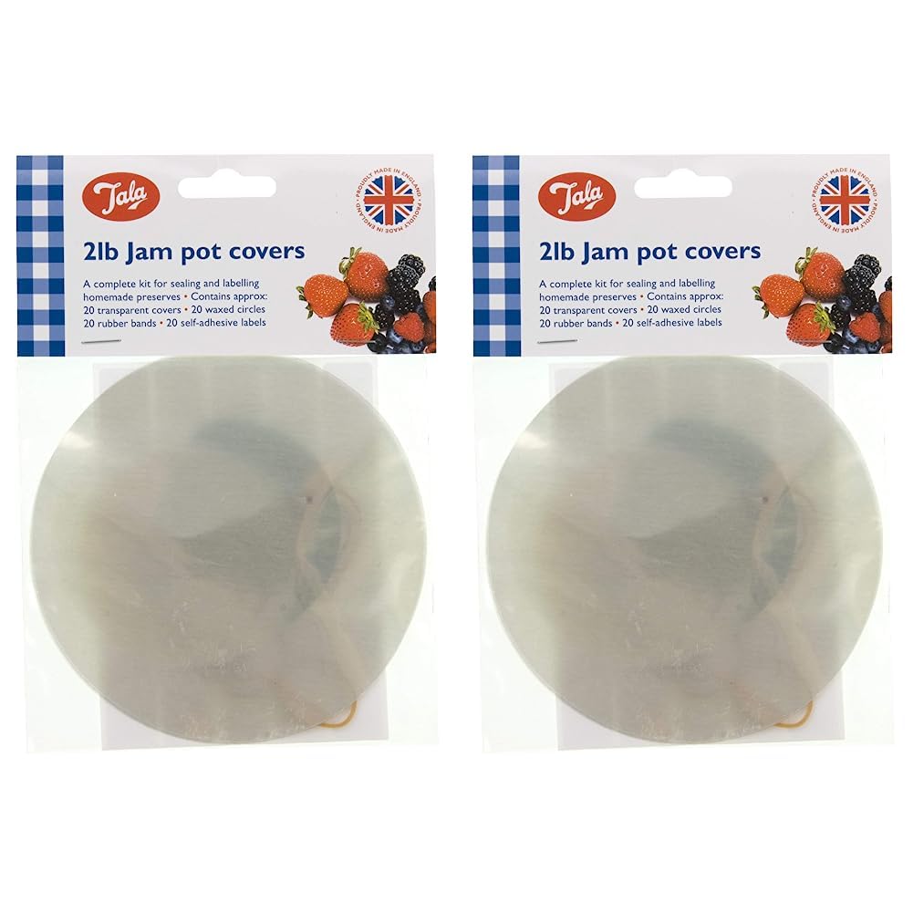 Tala 10A01230 2 lb Jam Pot Covers (Pack of 2) : Amazon.co.uk: Home ...