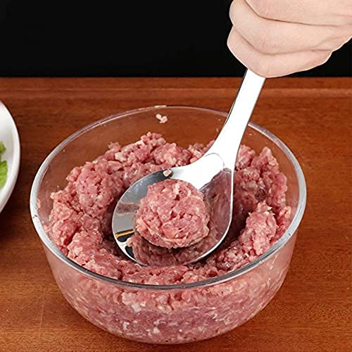 Buy KETU Homemade Stainless Steel Meatball Maker Non-Stick Meat Baller ...