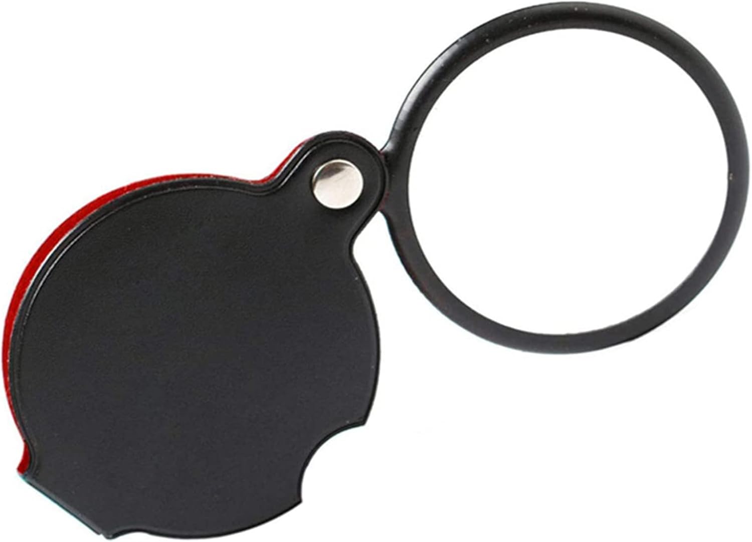 Amazon.com: Plastic+Metal+Glass 10X Pocket Folding Magnifier Loupe ...