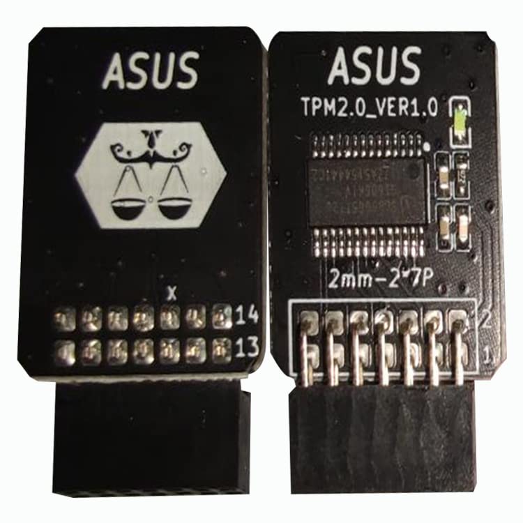 SHEAWA TPM 2.0 Module 2.0mm Space 14-1 Pin for ASUS Motherboard Chip ...