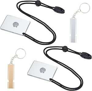 Amazon.com : NBEADS 4 Pcs Small Survival Signal Mirror with Mini Double ...