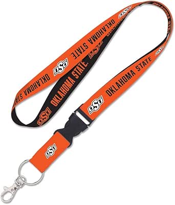 Amazon.com: Oklahoma State Lanyard | Two Tone Style | Official Licensed ...