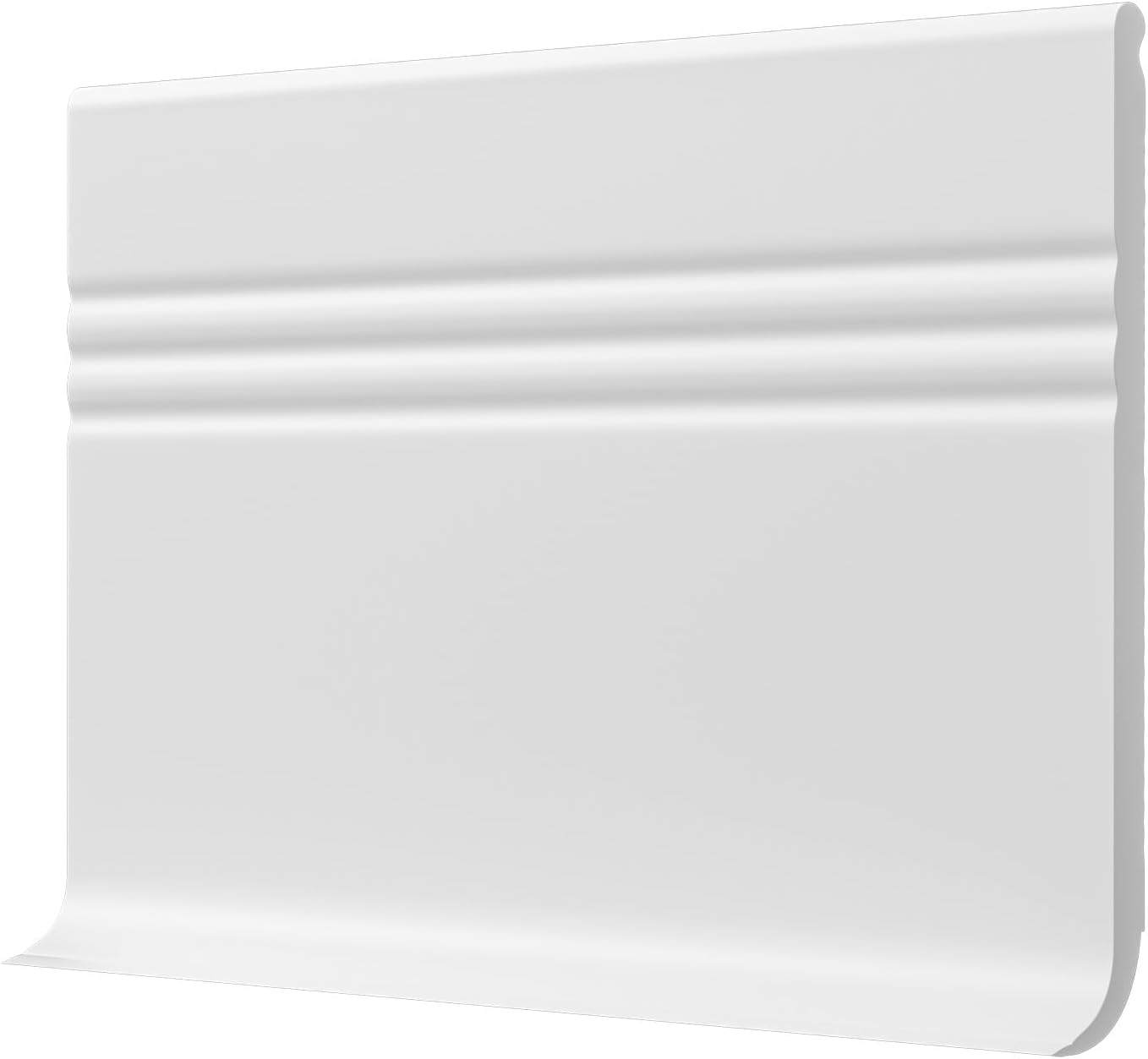 6" x 6" White Two Piece Vinyl Post Trim Skirt for Vinyl Post/Sleeve ...