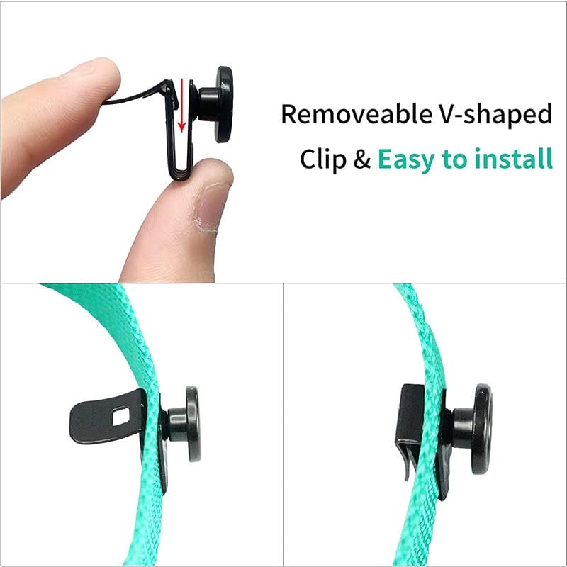 Wixine 10pcs No-Sew EZ-Botones Movables Sin Coser Botón Extremo Clips ...