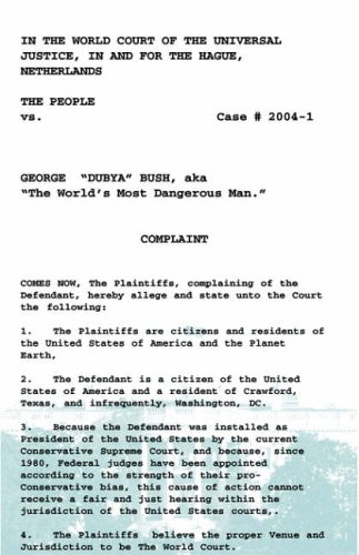 Buy The People Vs. George "dubya" Bush Book Online at Low Prices in ...