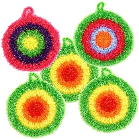 Amazon.com: Kenning 16 Pcs Fruit Dish Scrubber Non Scratch Dish Washing ...