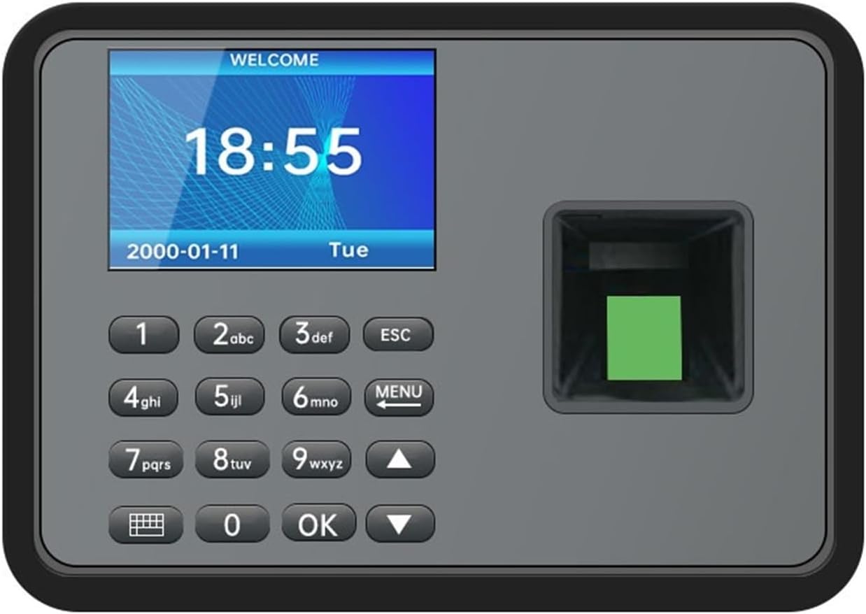 Máquina de fichaje Máquina de asistencia con contraseña inteligente for ...