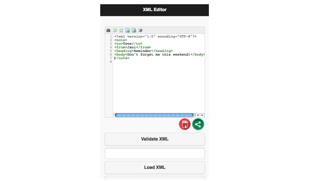 XML Editor and Validator - App on Amazon Appstore