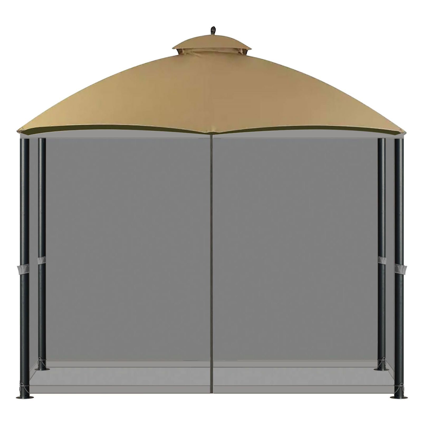 COWVIE Gazebo Replacement Netting Screen, 10' x 10' Universal Gazebo 4 ...