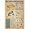 Amazon.com: Billiard Knowledge Metal Tin Sign Billiard Enthusiasts ...