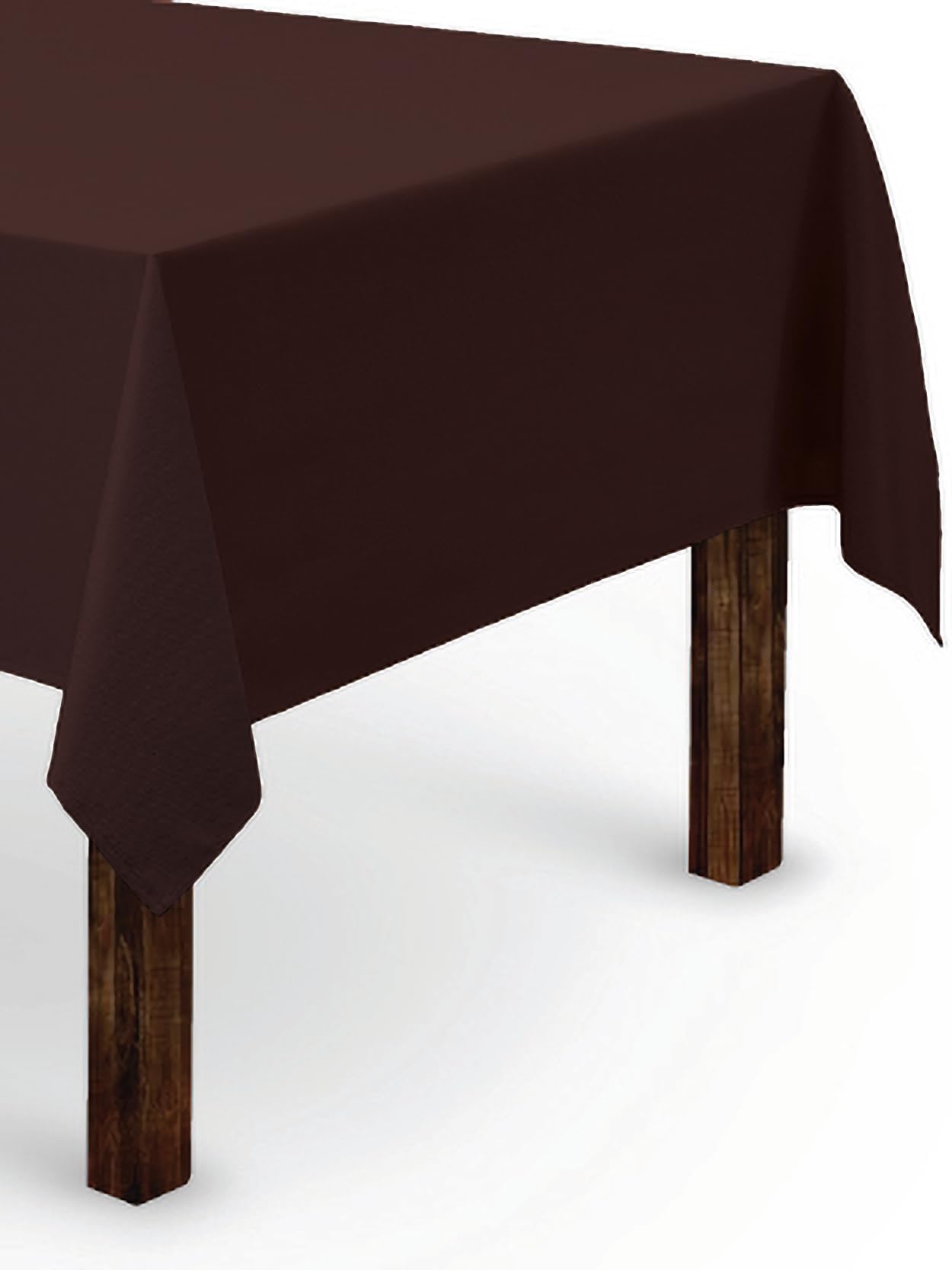 Amazon.com: Gee Di Moda Rectangle Tablecloth - 60 x 84 Inch Chocolate ...