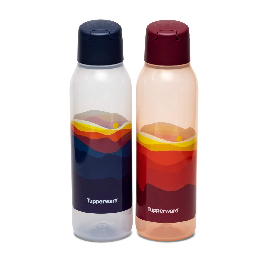 Tupperware Plastic Bottle, 750ML, Set of 2, Red, Blue : Amazon.in: Home ...