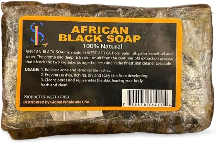 Amazon.com : African Black Soap - 1lb Raw Organic for Acne, Dry Skin ...