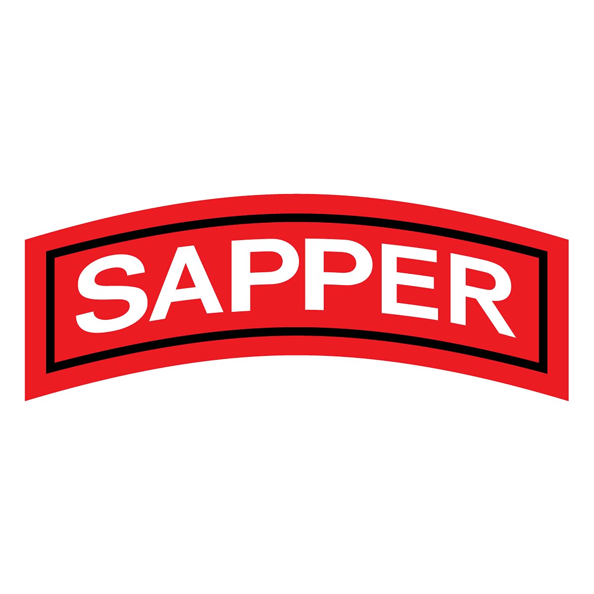 Amazon.com - Milk Mug Designs US Army Division - Sapper Tab 3 inch Full ...