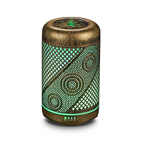 Essential Oil Diffuser Metal Vintage Diffusers 250MLTimed Oils ...