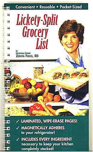Lickety-Split Grocery List by RD Zonya Foco (2000-08-02): RD Zonya Foco ...