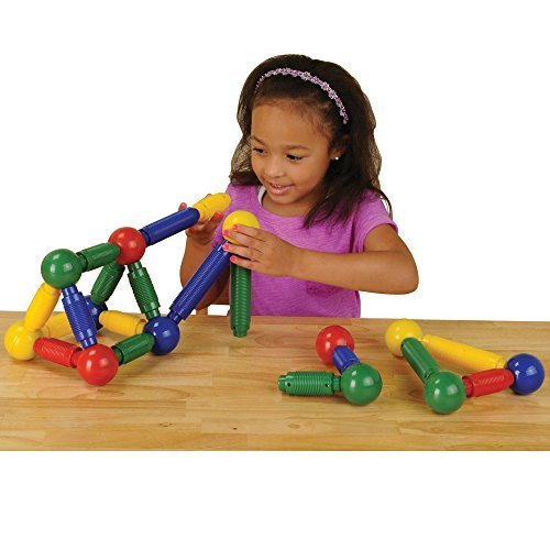 Amazon.com: Constructive Playthings Jumbo Magnetic Builders, Children's ...