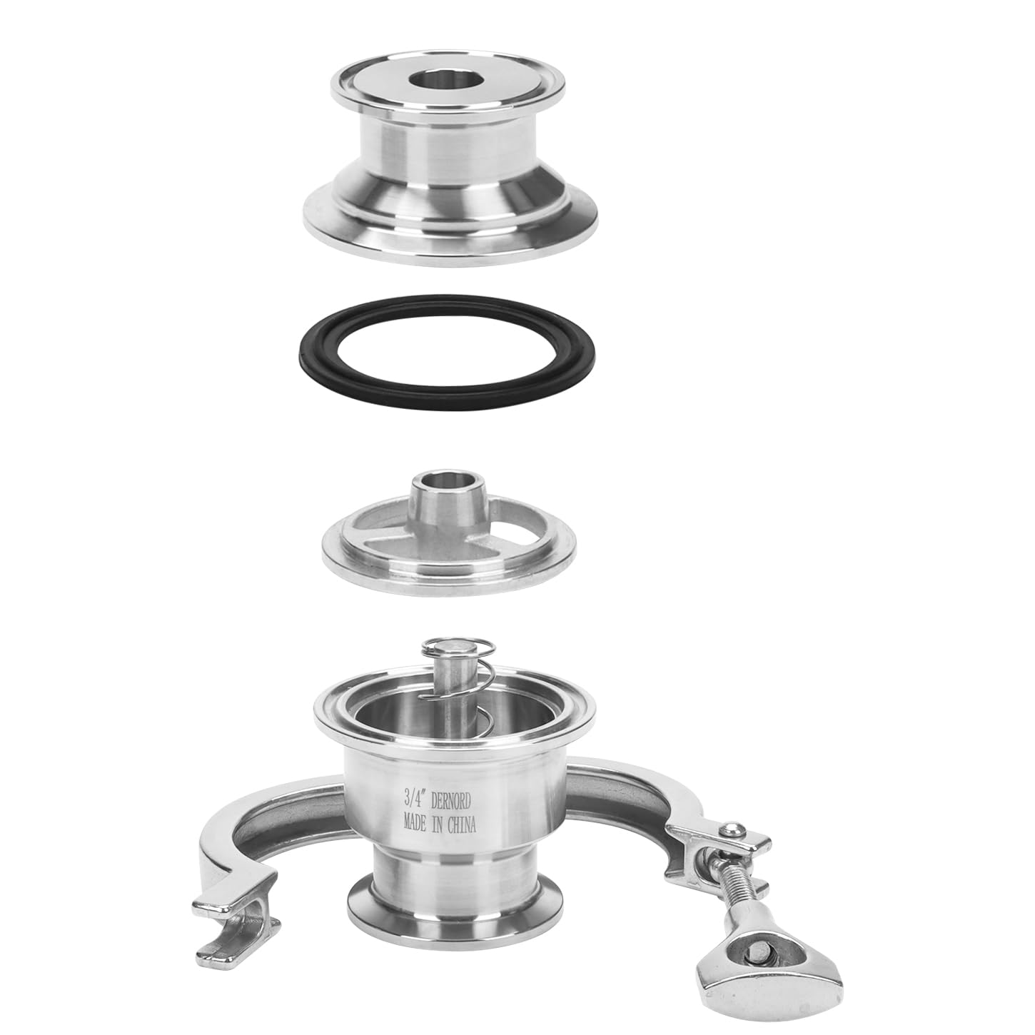 Snapklik.com : DERNORD Sanitary Check Valve - One Way Flow - 1.5" Tri ...