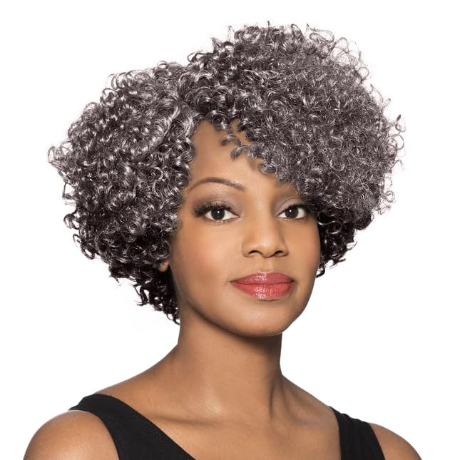 Amazon.com : Marjorie Wig Color 3T44 - Foxy Silver Wigs Short Tight ...